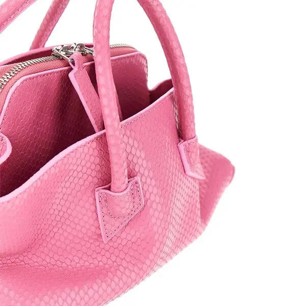 Attico La Passeggiata' Python-printed Leather Mini Bag