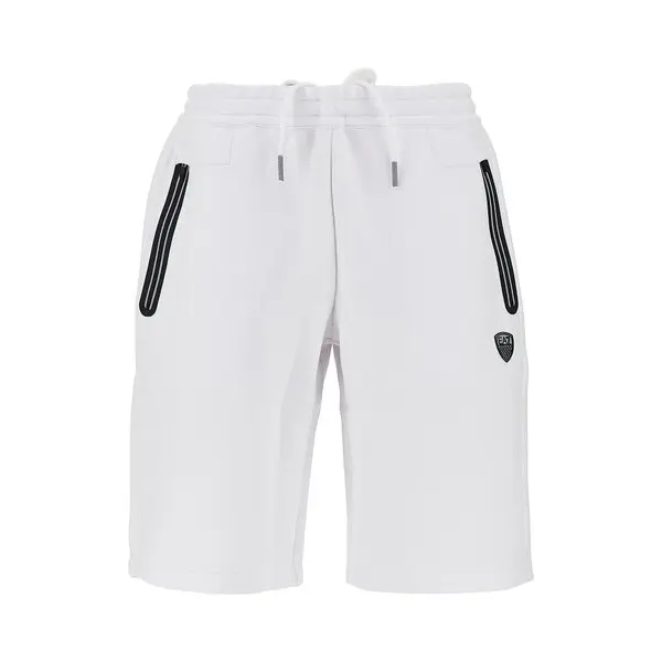 EA7 Stretch Jersey Shorts - White