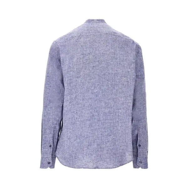 Emporio Armani Guru Collar Linen Shirt An