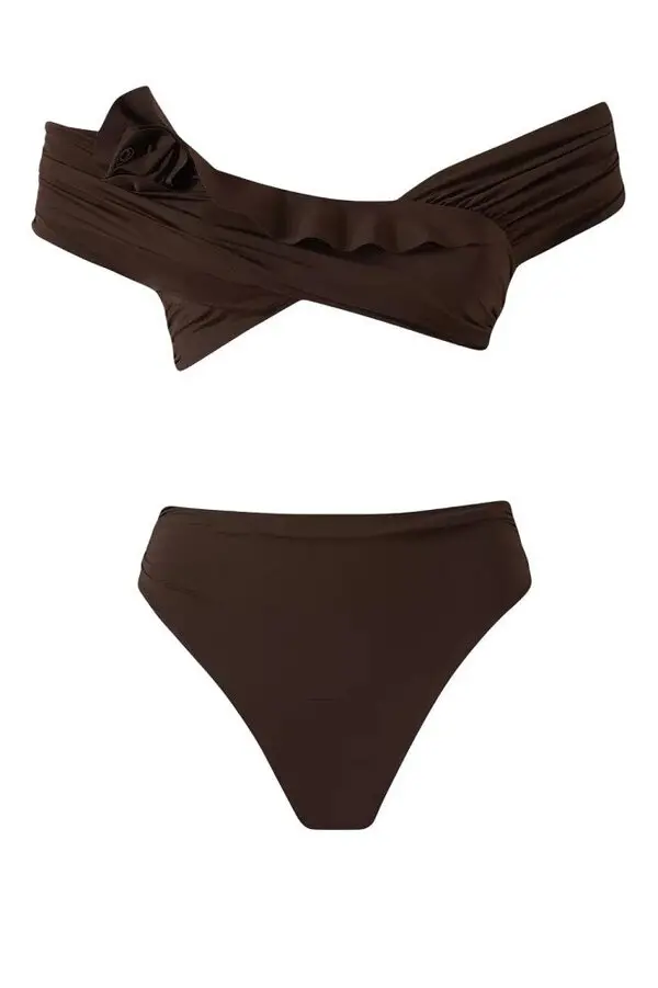 MAYGEL CORONEL Rosy Two-piece Swimsuit - Brown