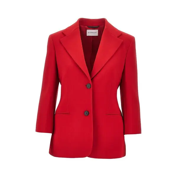 Givenchy Single-breasted Jacket With 3/4 Sleeves
