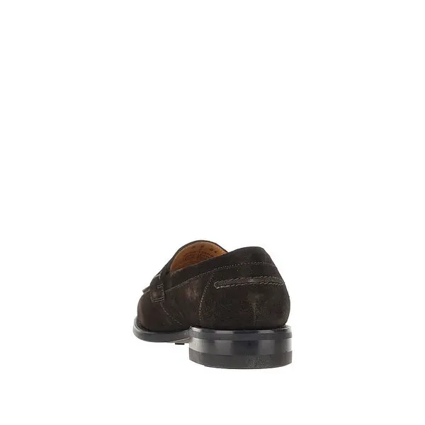 LOAKE Suede Leather Penny Loafers