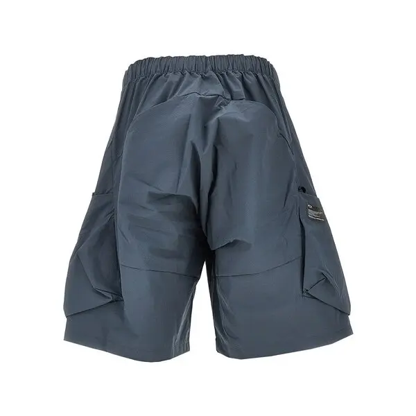 Oakley Nylon Seersucker Shorts With Wide Leg
