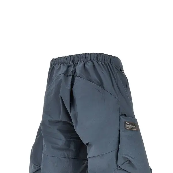 Oakley Nylon Seersucker Shorts With Wide Leg