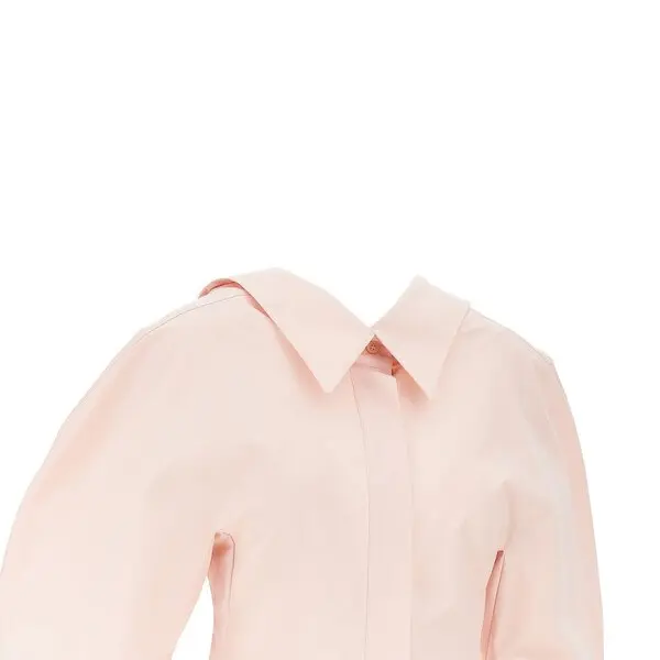 Givenchy Poplin Shirt With Voluminous Rounded Sleeves