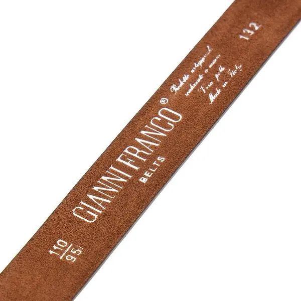 GIANNIFRANCO BELTS Vintage Suede Leather Belt