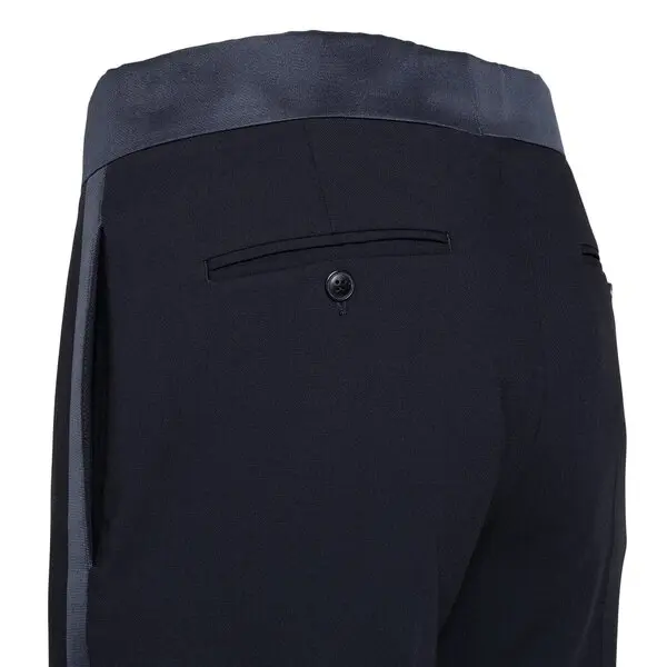 Giorgio Armani Wool Crepe Soho Tuxedo Suit - Blue