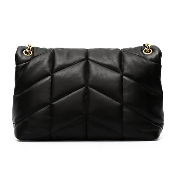 Saint Laurent Small Loulou Puffer Bag - Black