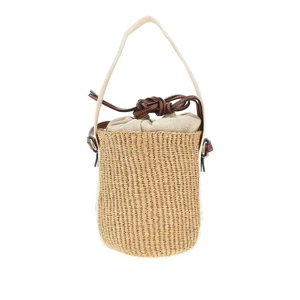 Chloé Woody Bucket Bag - Beige