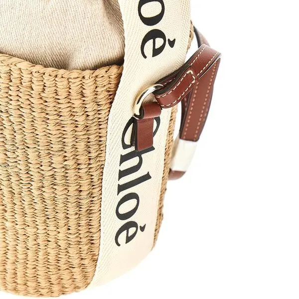 Chloé Woody Bucket Bag - Beige