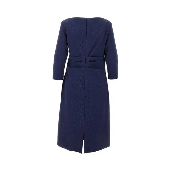 Talbot Runhof Mosaic Piqué Knee-length Dress