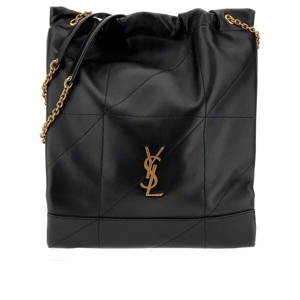 Saint Laurent Jamie 4.3 Pochon Nappa Leather Bag - Black