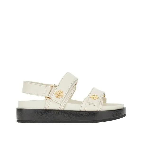 Tory Burch Kira Leather Sandals - White