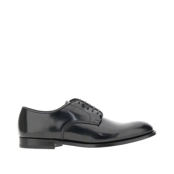 DOUCAL'S Brushed Leather Lace-up Shoes