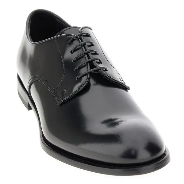 DOUCAL'S Brushed Leather Lace-up Shoes