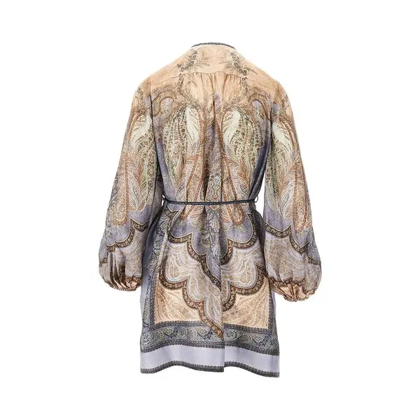 Zimmermann Wanderlust Silk Tunic Mini Dress