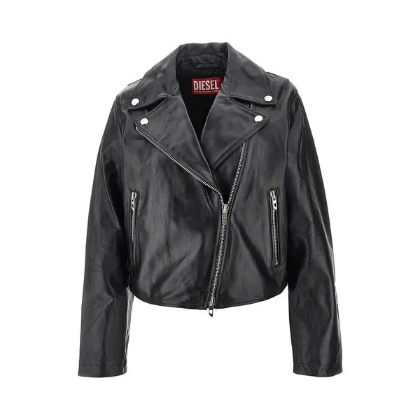 DIESEL® L-unatic Leather Biker Jacket