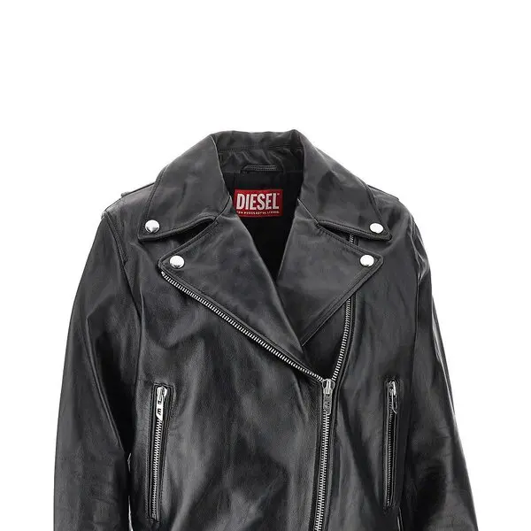 DIESEL® L-unatic Leather Biker Jacket