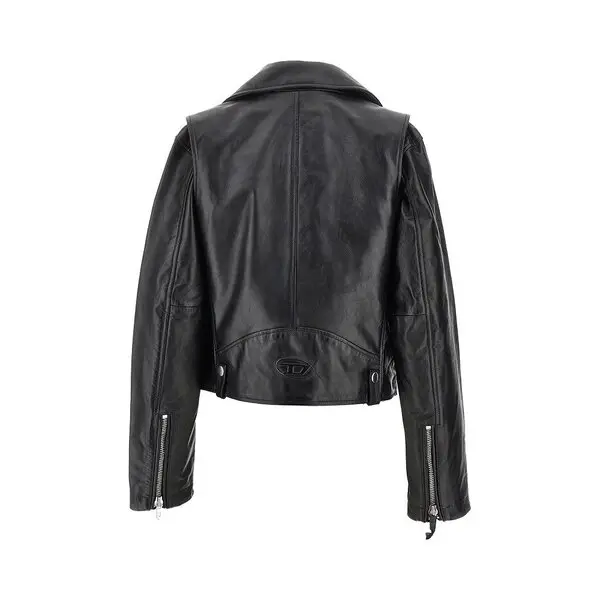 DIESEL® L-unatic Leather Biker Jacket