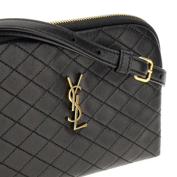 Saint Laurent Gaby Quilted Leather Crossbody Pouch