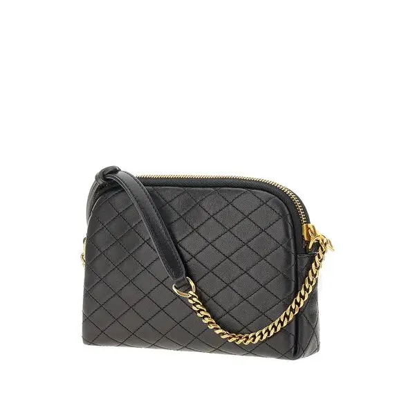 Saint Laurent Gaby Quilted Leather Crossbody Pouch - Black