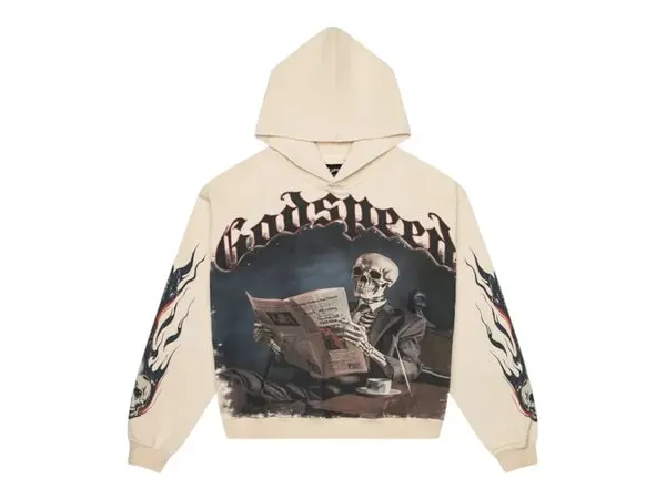 GODSPEED Black Monday" Graphic Hoodie