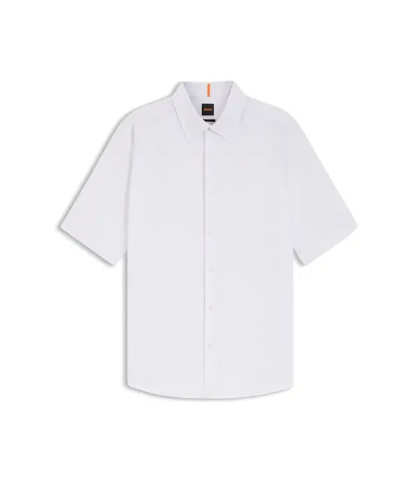 BOSS Regular-fit Shirt In Oxford Cotton - White