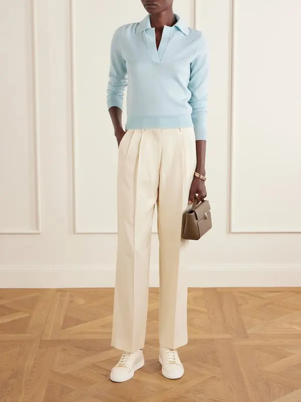 Jennifer Chamandi Leather Sneakers - Neutrals