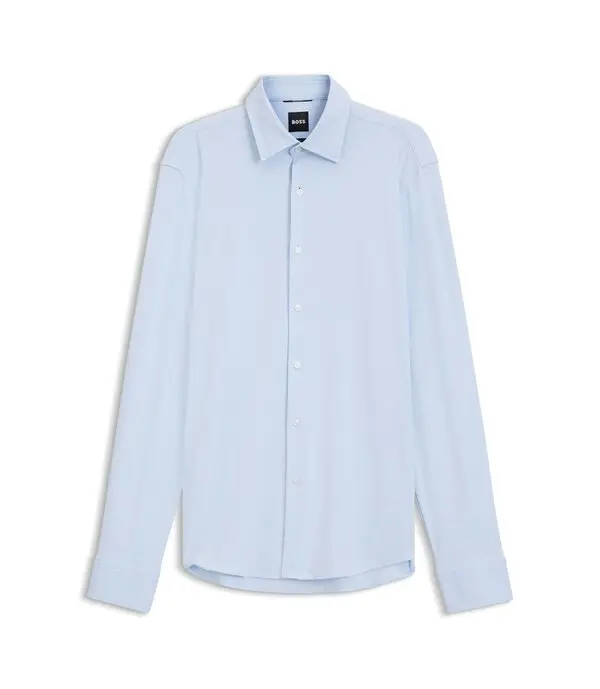 BOSS Regular-fit Dress Shirt In Stretch Jersey