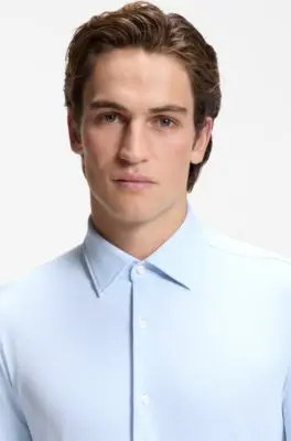 BOSS Regular-fit Dress Shirt In Stretch Jersey