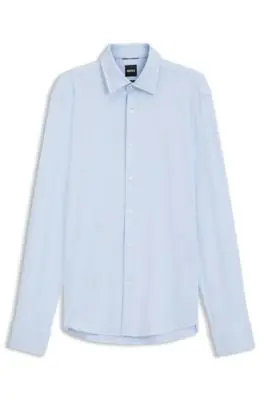 BOSS Regular-fit Dress Shirt In Stretch Jersey