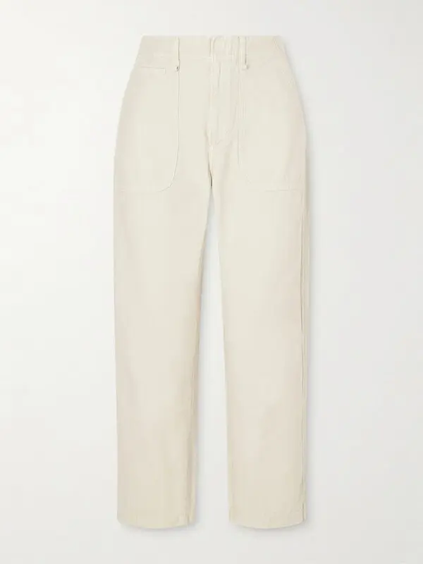 Citizens Of Humanity Winslow Utility Organic Cotton Straight-leg Pants - Neutrals
