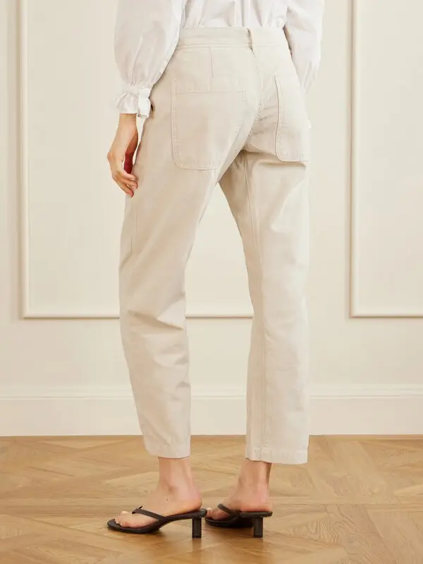 Citizens Of Humanity Winslow Utility Organic Cotton Straight-leg Pants - Neutrals