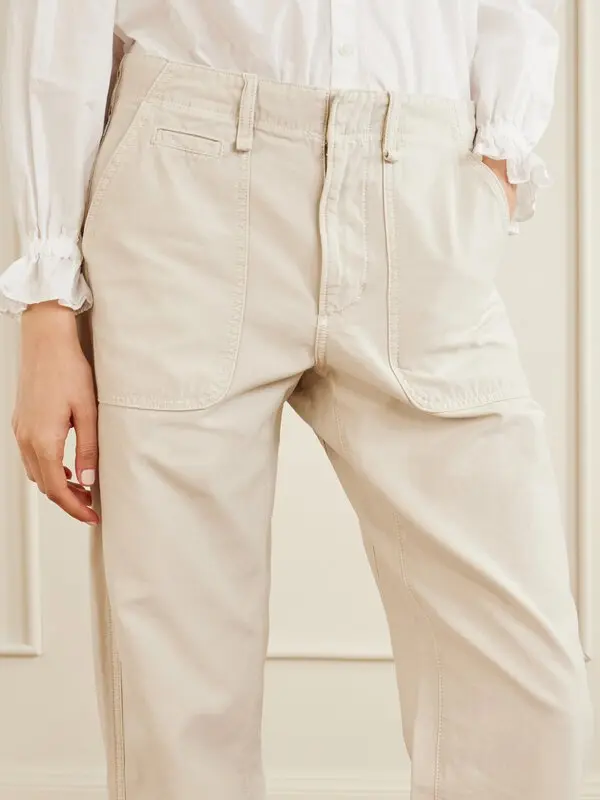 Citizens Of Humanity Winslow Utility Organic Cotton Straight-leg Pants - Neutrals