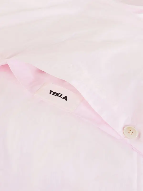 TEKLA Striped Organic Cotton-percale King Duvet Cover