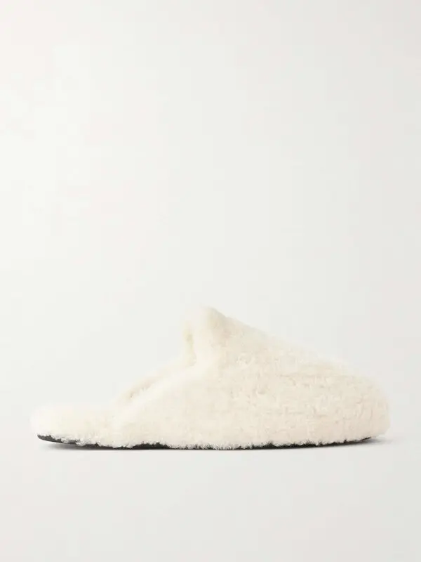 TEKLA Shearling Slip-on Slippers