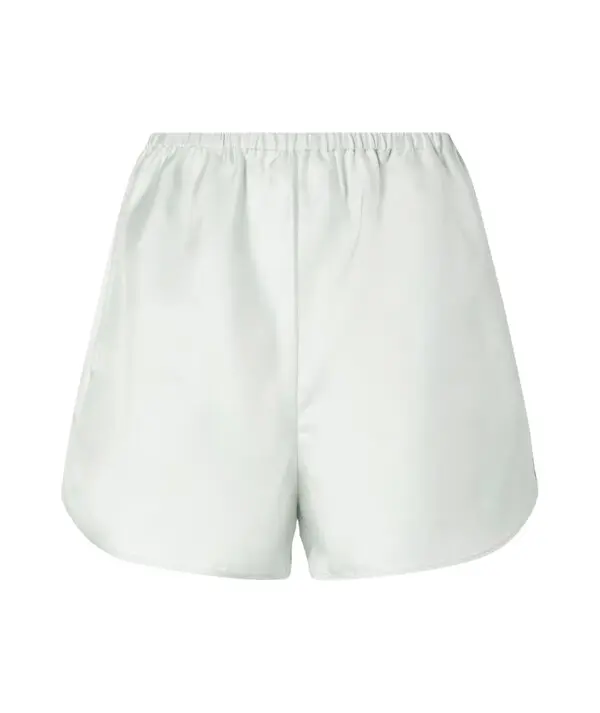 Loulou De Saison Cabo Silk-twill Shorts - Blue