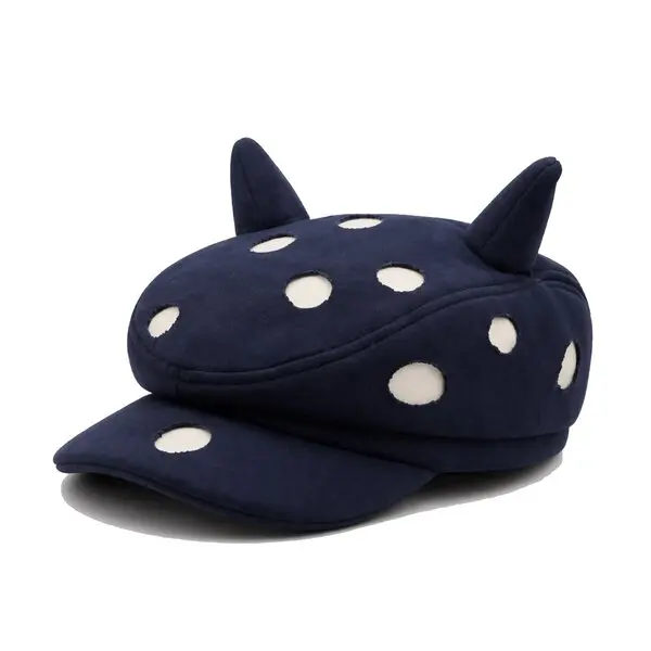 CASTANEDA Night Driver Cap With Monster Horns - Blue