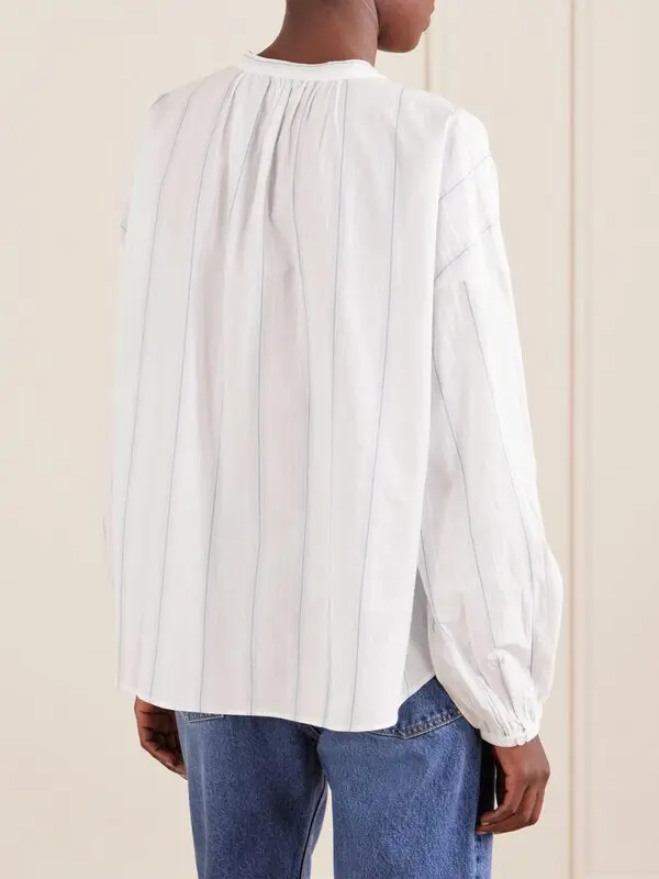 SKALL Cilla Striped Organic Cotton Shirt