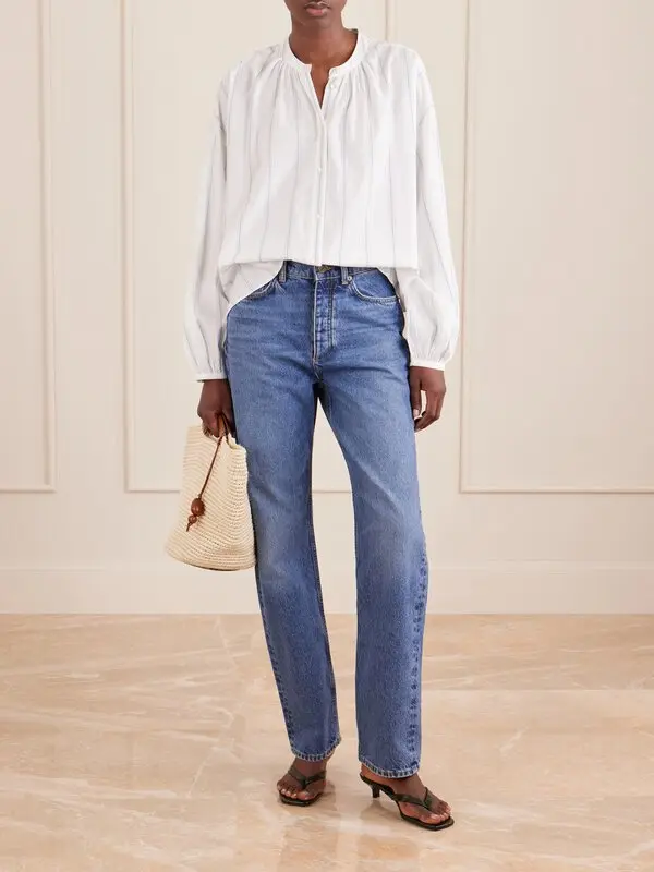 SKALL STUDIO Cilla Striped Organic Cotton Shirt