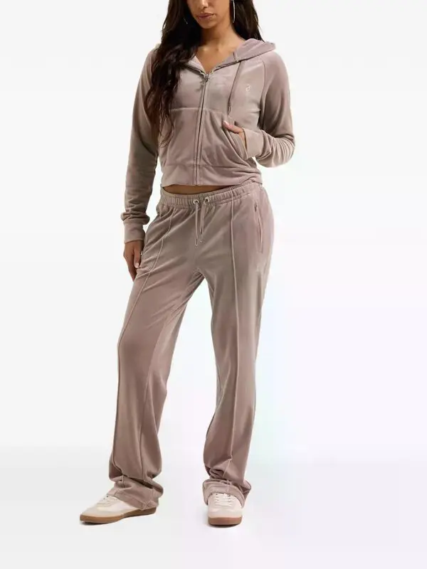 Juicy Couture Velour Diamanté Track Pants