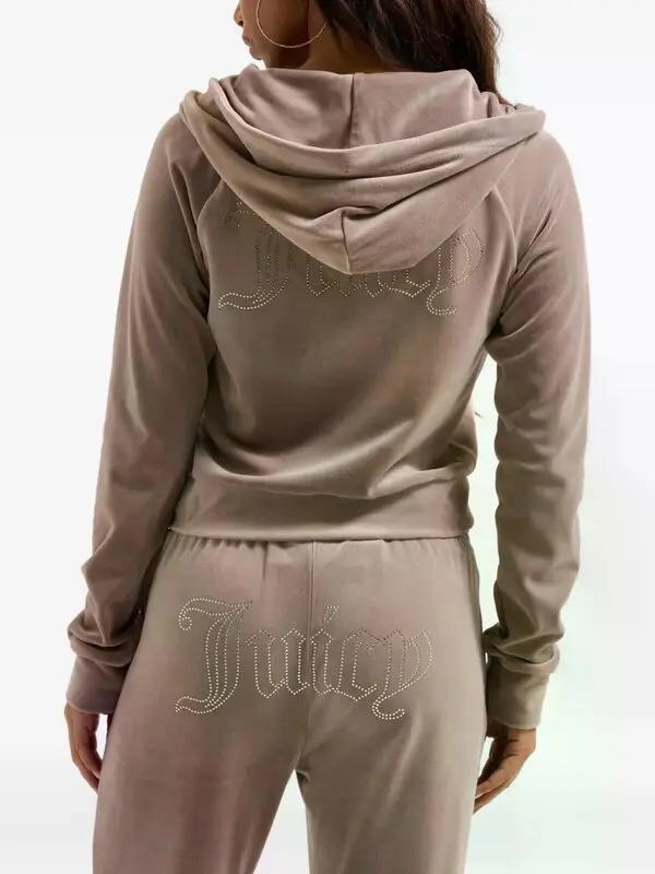 Juicy Couture Diamanté Logo Hoodie