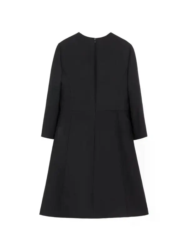 Valentino Garavani Vgold Crepe Couture Dress - Black