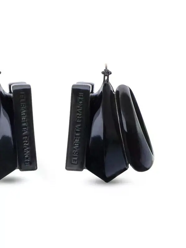 Elisabetta Franchi Wrap-around Geometric Earrings