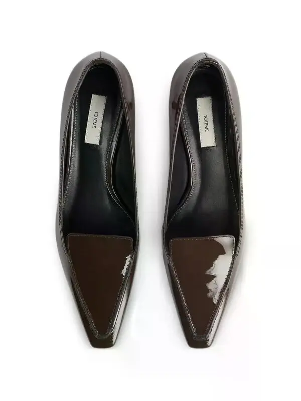 TOTEME Patent Leather Pointed-toe Pumps