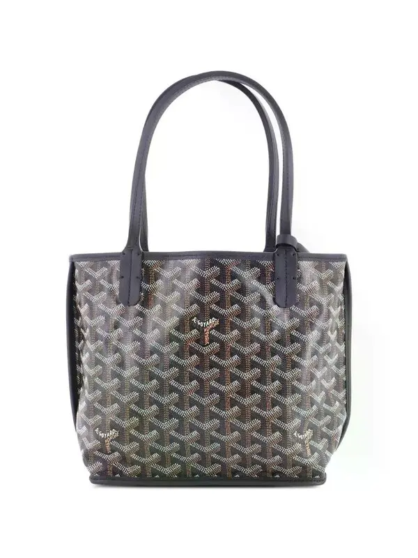Goyard Anjou Reversible Tote Coated Canvas Mini Satchel