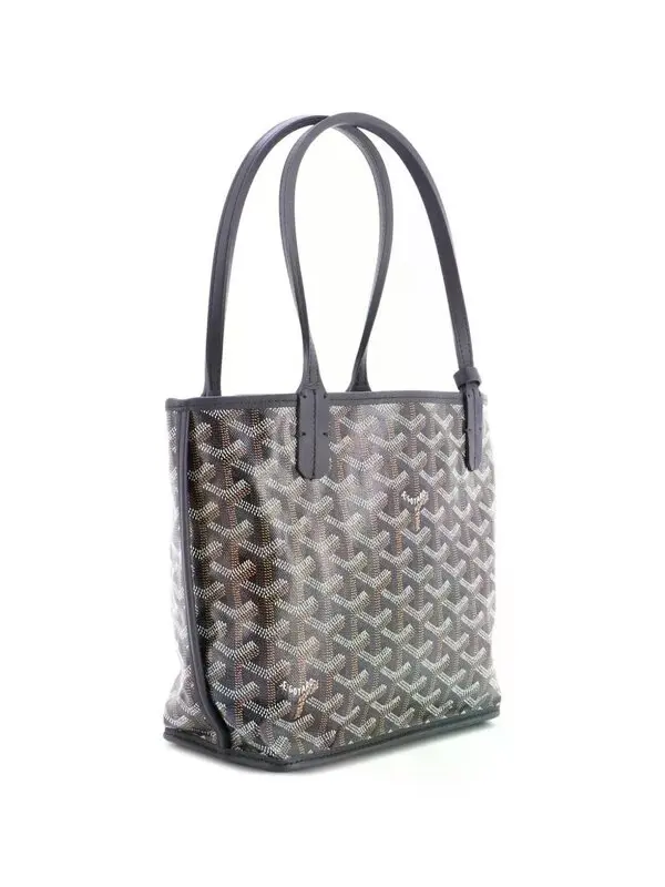 Goyard Anjou Reversible Tote Coated Canvas Mini Satchel