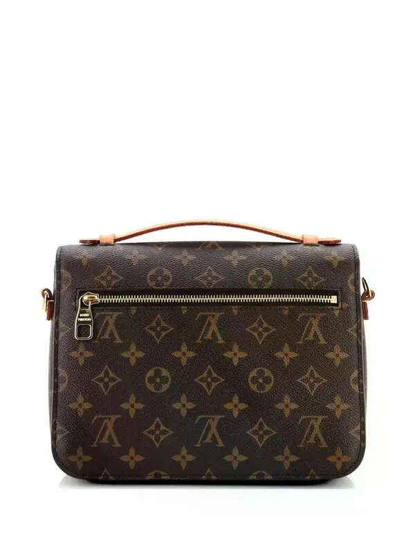 LOUIS VUITTON Monogram Canvas Pochette Metis Crossbody Bag - Brown