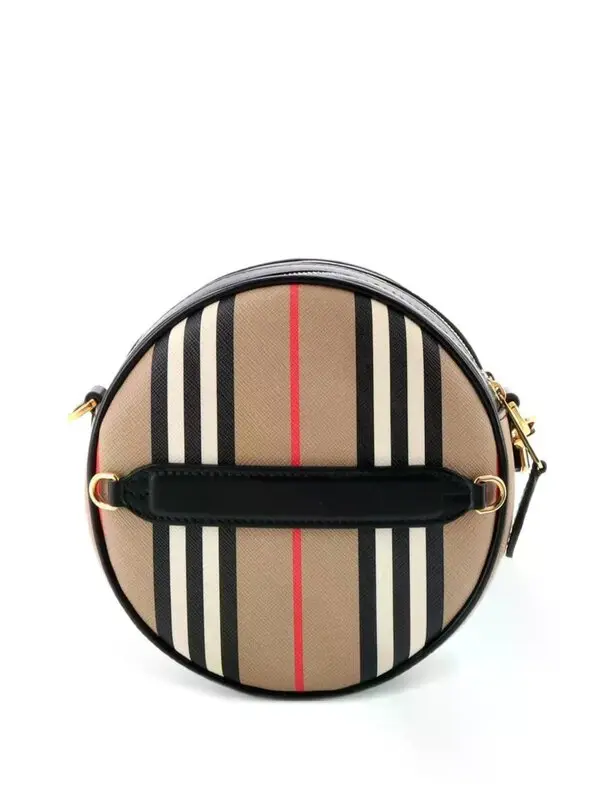 Burberry Louise Round Bag Icon Stripe E-canvas Belt Bag