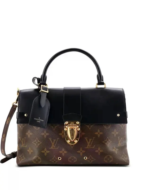 LOUIS VUITTON Monogram Canvas And Leather Mm Satchel